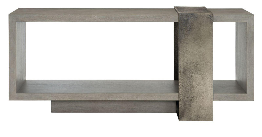Buy Bernhardt Linea Console Table Gray 384910G- American Home Furniture